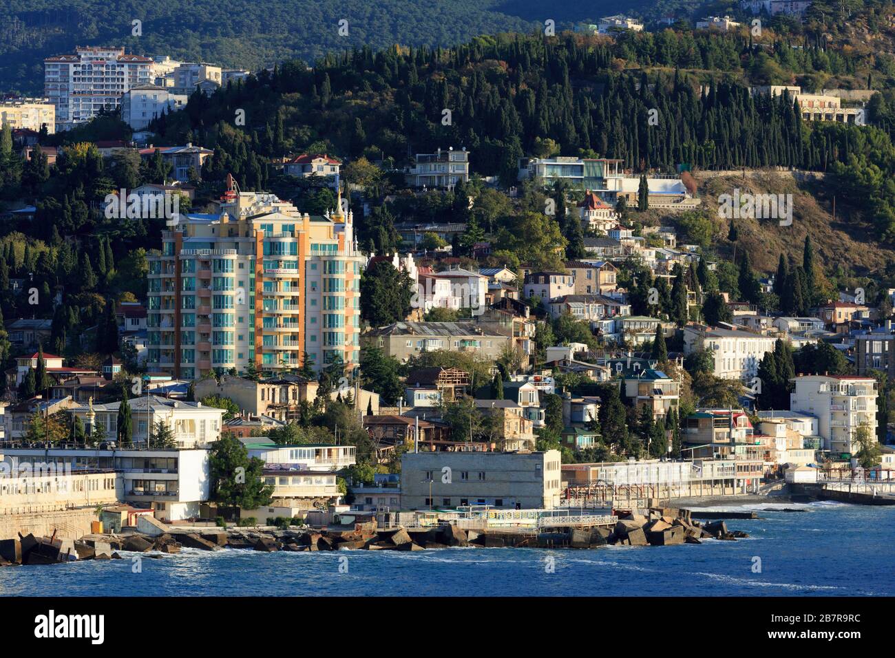 Port of Yalta,Crimea,Ukraine,Eastern Europe Stock Photo - Alamy