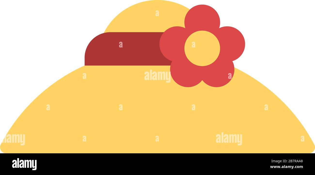 gardening hat on white background vector illustration design Stock ...