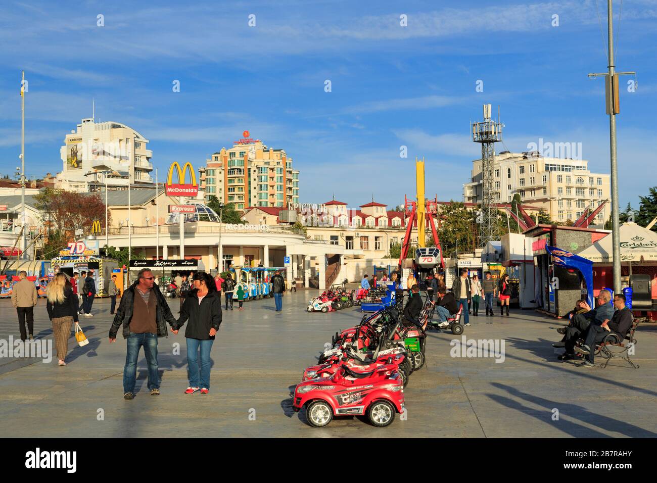 Lenin Square,Yalta,Crimea,Ukraine,Eeastern Europe Stock Photo - Alamy
