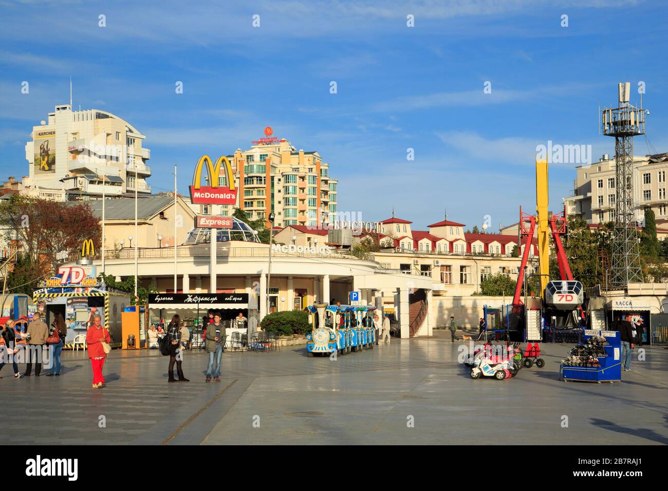 Lenin Square,Yalta,Crimea,Ukraine,Eeastern Europe Stock Photo - Alamy