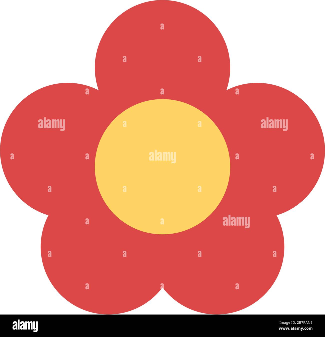 nice flower on white background vector illustration design Stock Vector ...