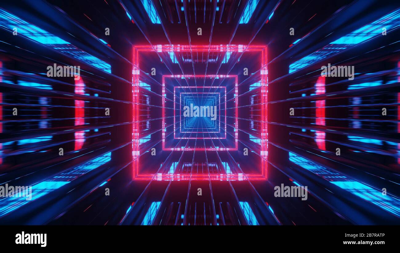 Cosmic background with colorful red and blue laser lights - perfect for ...