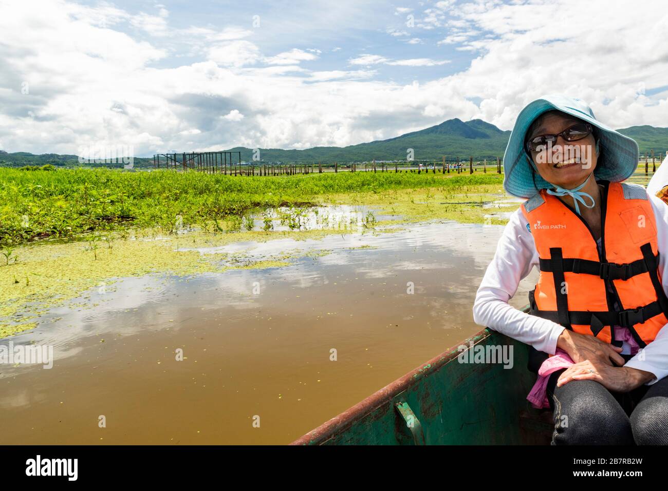 Lashi Lake, part of the Lijiang–Lashihai Plateau Wetland Nature Reserve ...