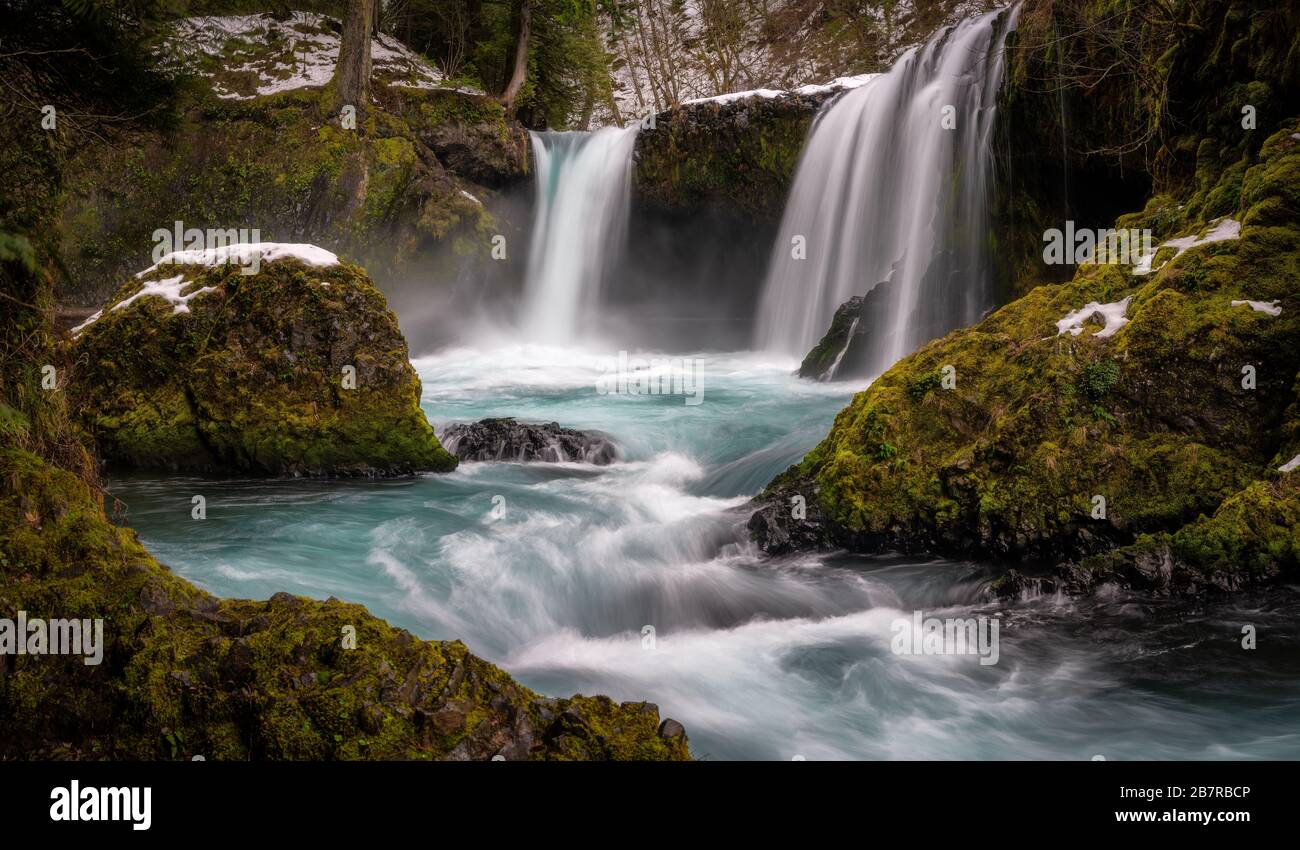 Washington waterfalls hi-res stock photography and images - Alamy