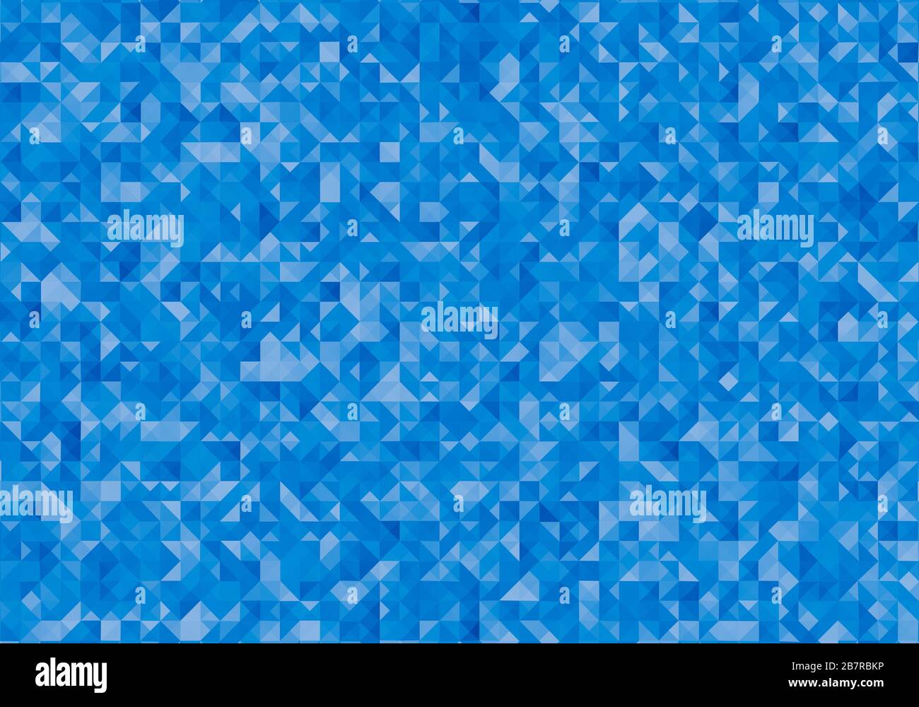 Abstract blue geometric background. 3D low poly style. illustration of ...