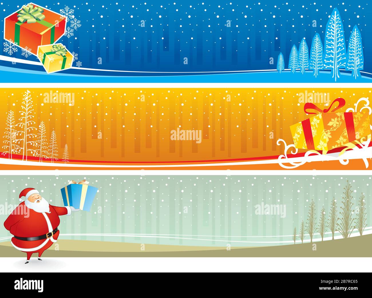 Christmas Banner Set Stock Vector Image & Art - Alamy