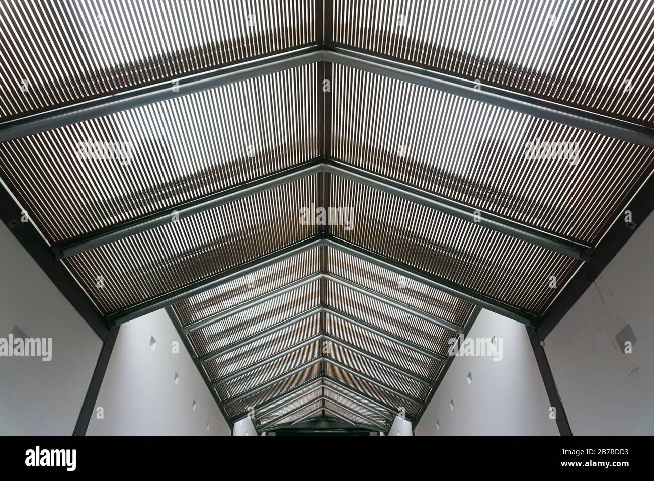 Suzhou museum scenery,designed by I M Pei Stock Photo - Alamy
