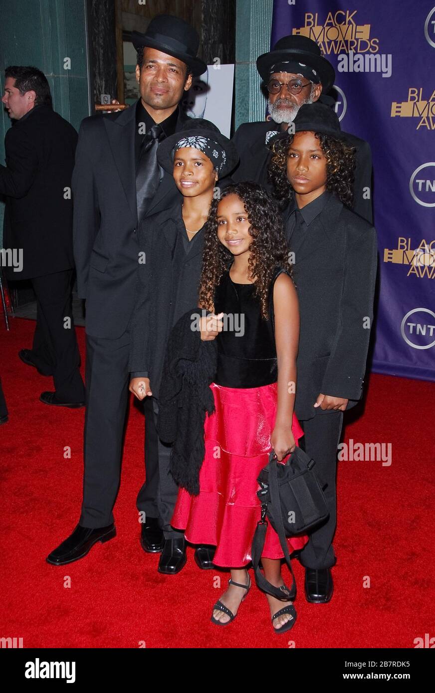 Mario van Peebles, Melvin van Peebles and Kids at the Film Life's 2nd ...