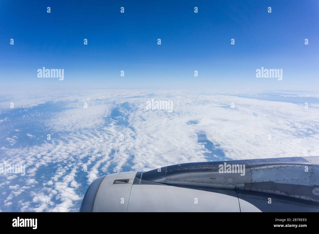 aerial view from airplane window Stock Photo - Alamy