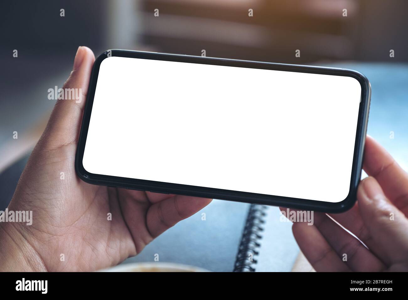 Horizontally screen mockup hi-res stock photography and images - Alamy