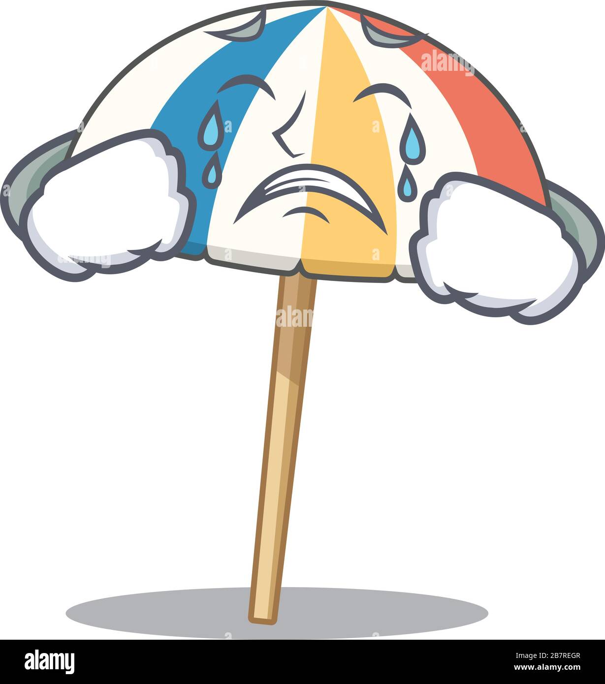 Crying with umbrella Cut Out Stock Images & Pictures - Alamy