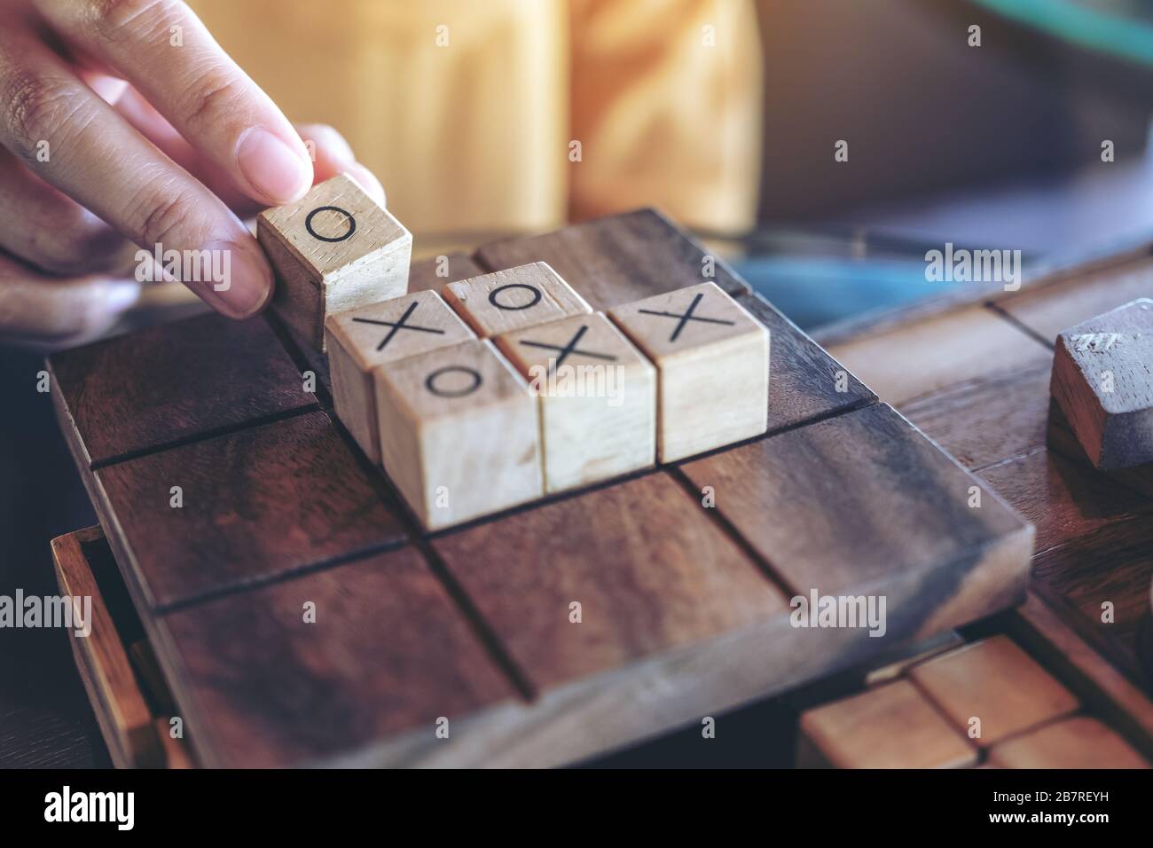 Tic tac toe playing hi-res stock photography and images - Alamy