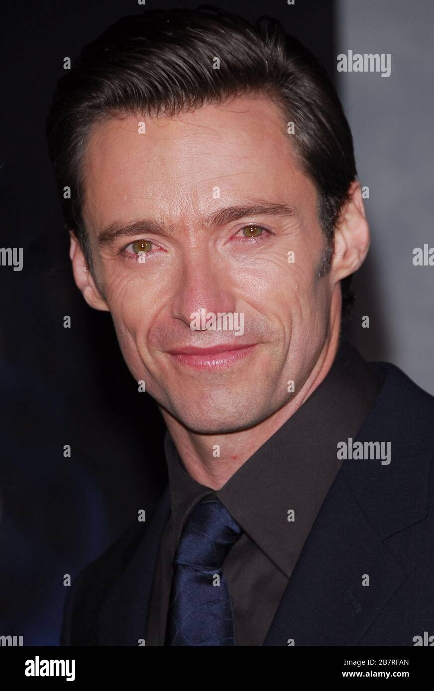 Hugh Jackman at the World Premiere of "The Prestige" held at the El ...
