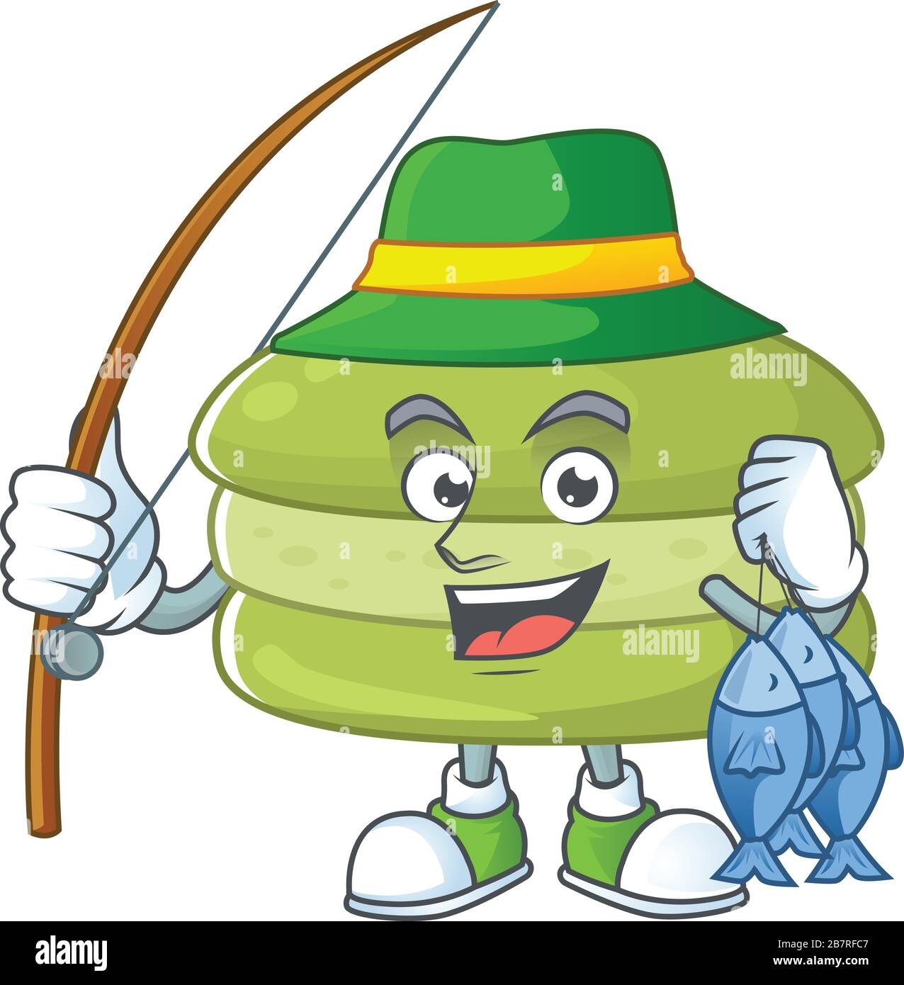 Coconut macaroon cookies Stock Vector Images - Alamy