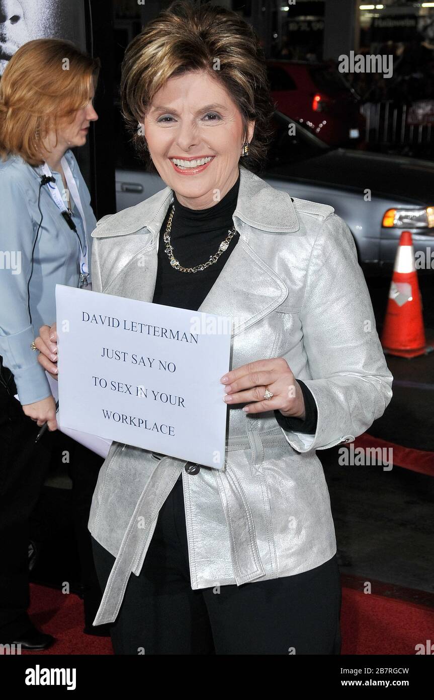 Gloria Allred at The Los Angeles Premiere of "Law Abiding Citizen" held ...
