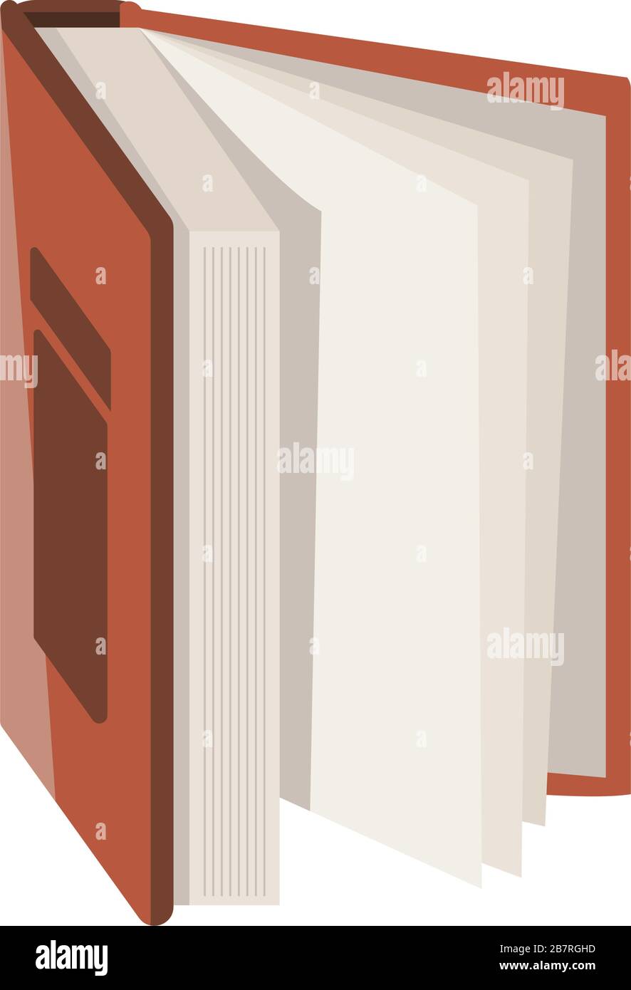 open book on white background vector illustration design Stock Vector ...