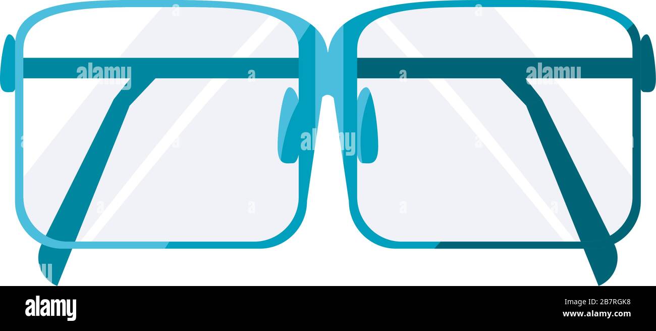 cute glasseson white background vector illustration design Stock Vector ...