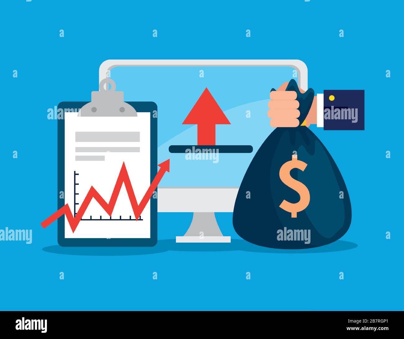 Share market crash Stock Vector Images - Alamy