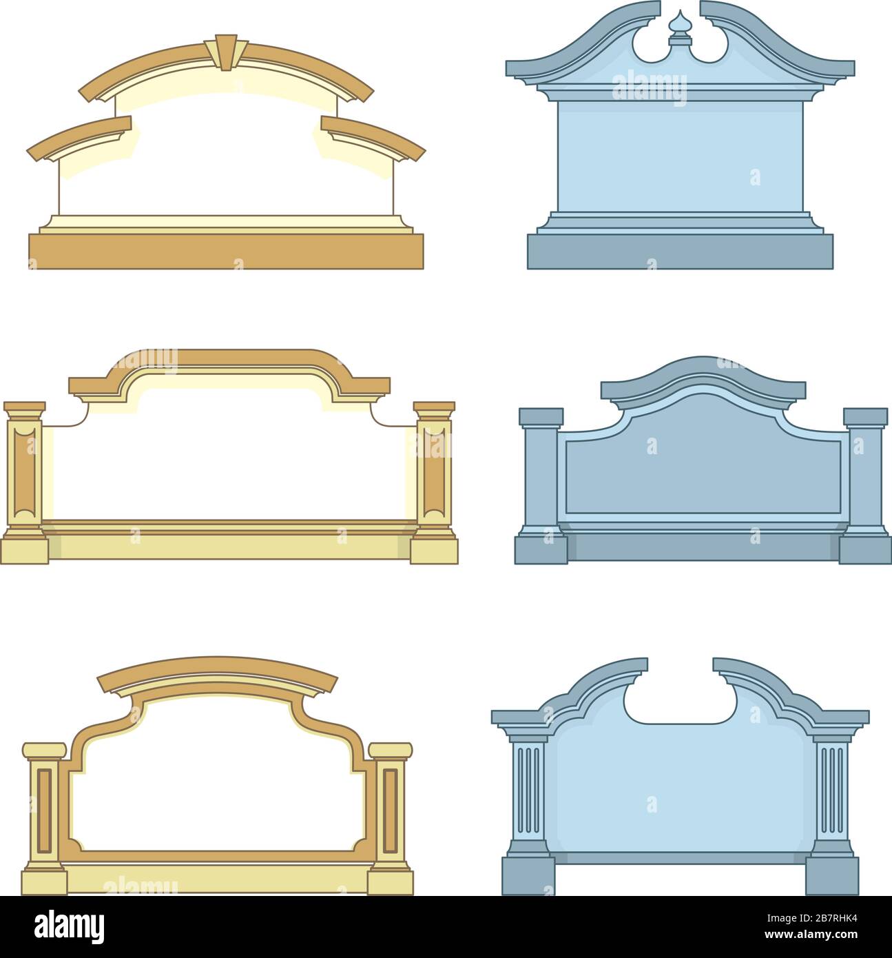 Classical architecture detail arch Stock Vector Images - Alamy