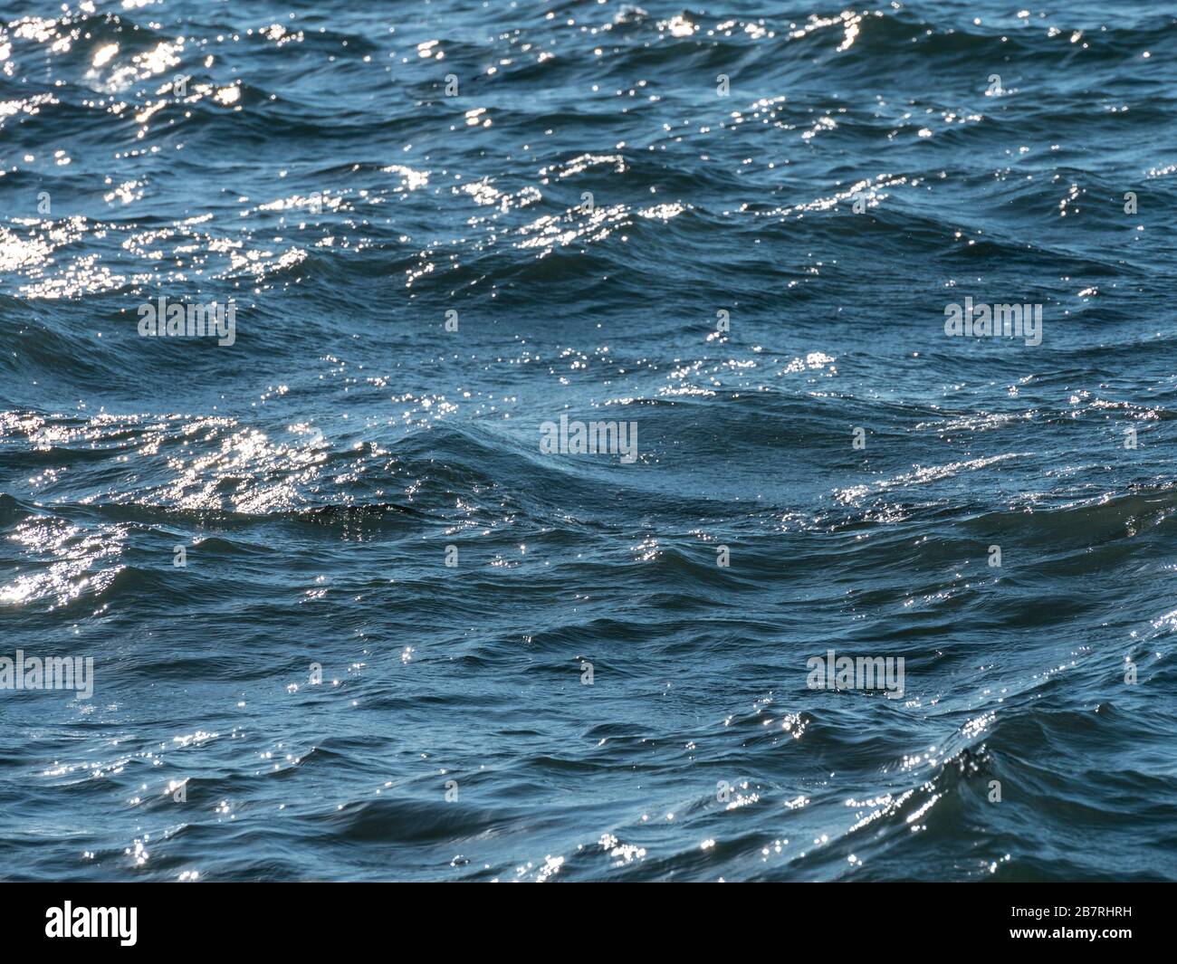 Ripple on the surface of the sea water close-up Stock Photo - Alamy