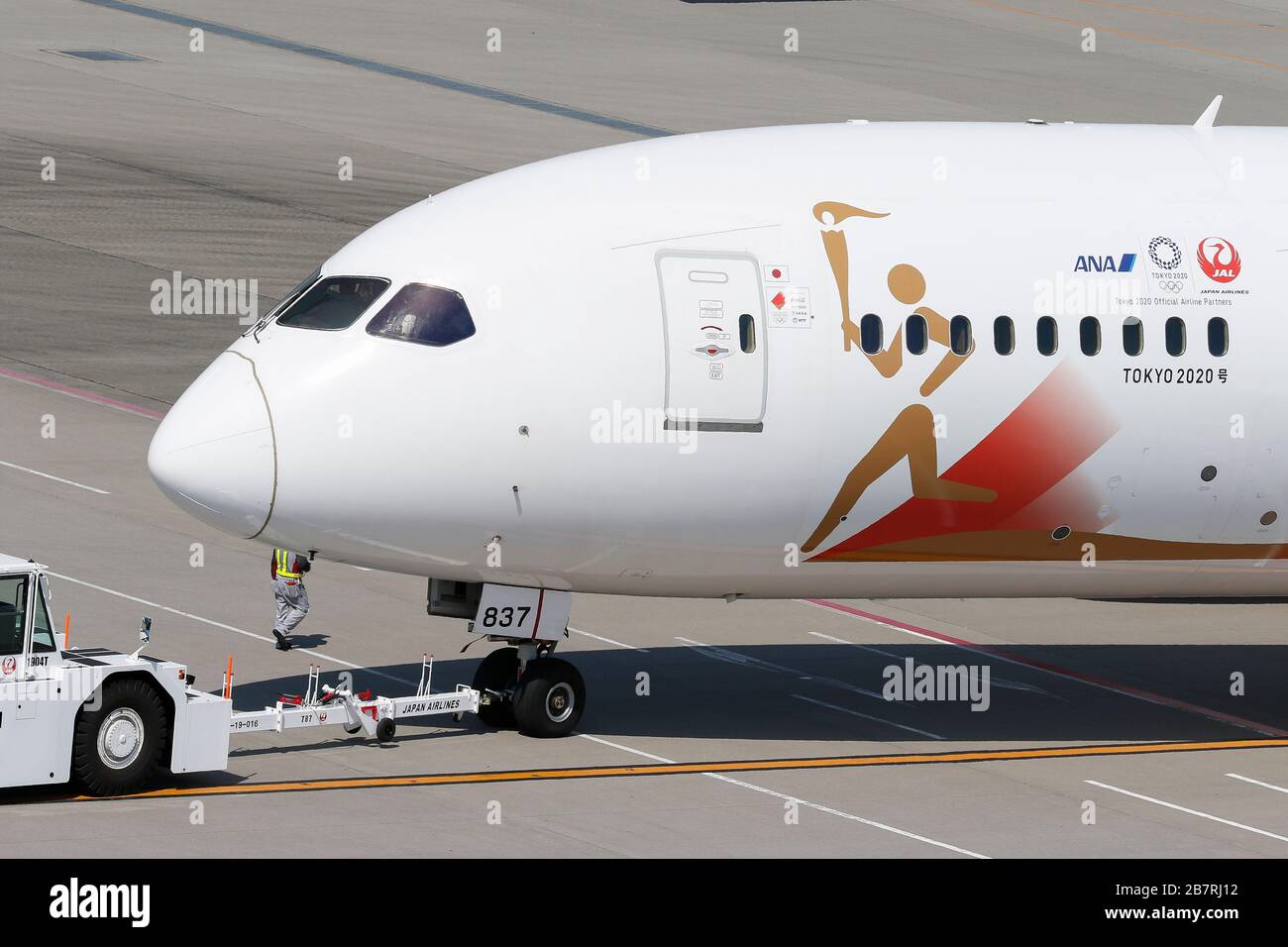 Olympic torch special aircraft hi-res stock photography and images - Alamy