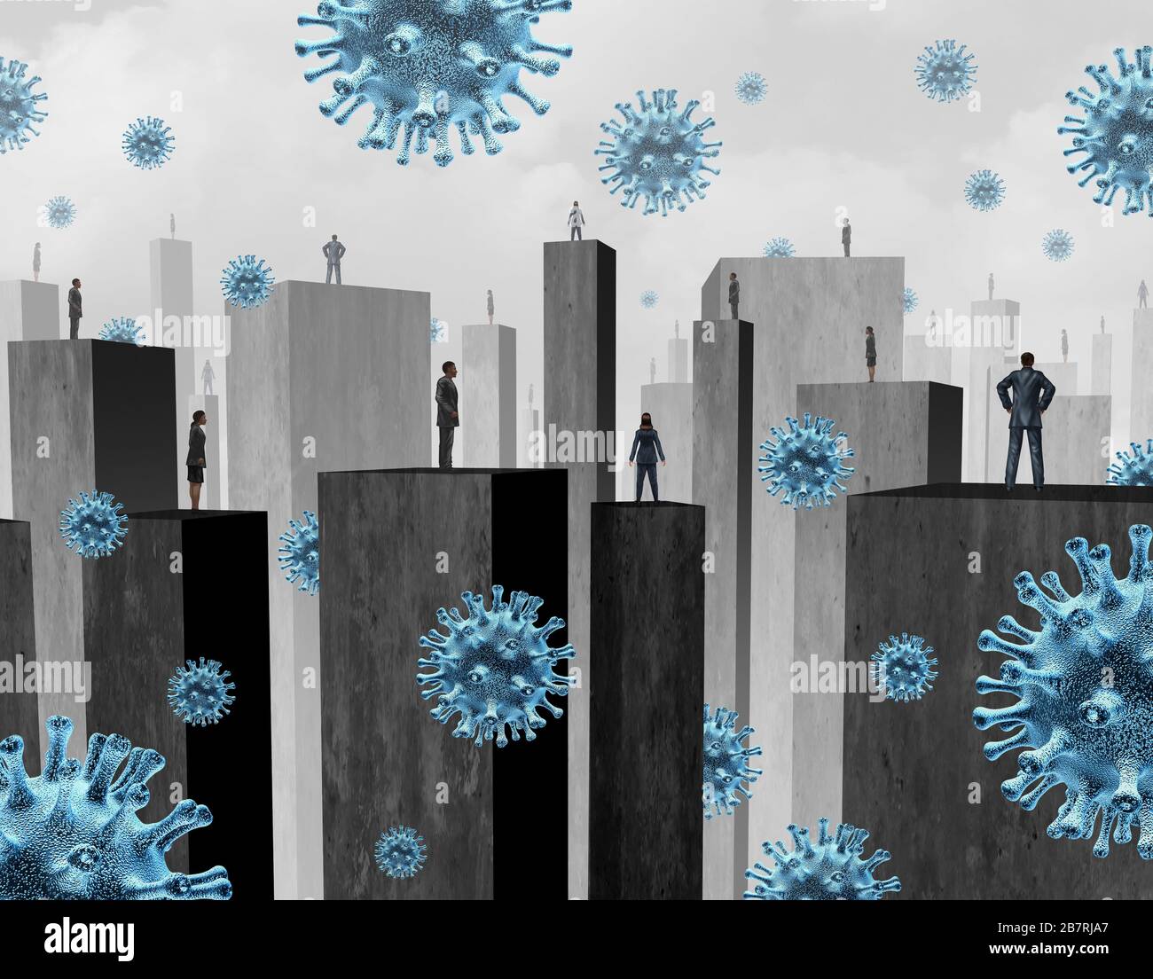 Society distancing disease control and limiting social contact with ...