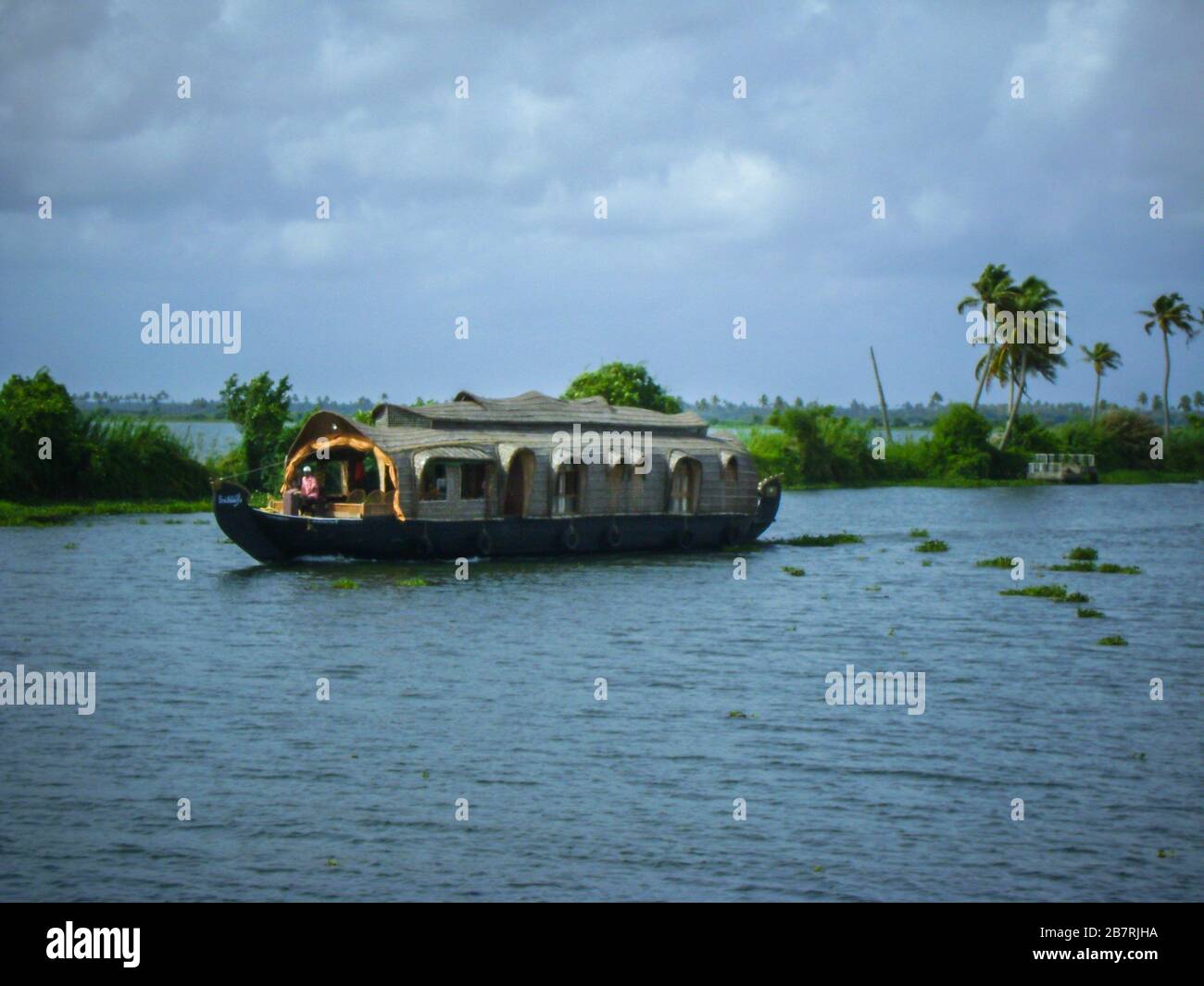 Famous backwaters of Alleppey aka alappuzha in Kerala, India Stock ...