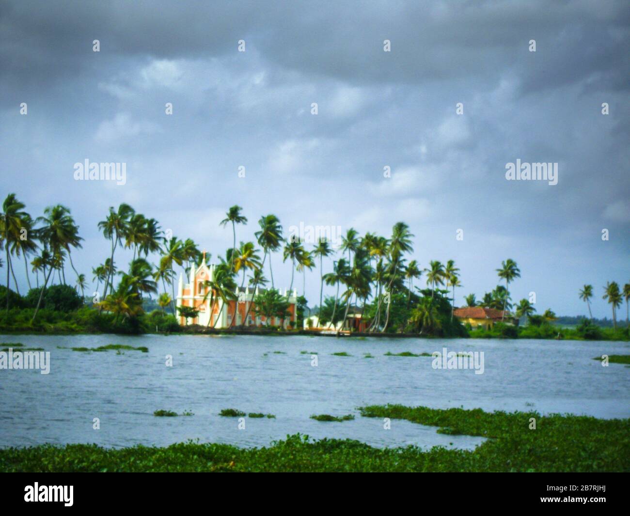 Famous backwaters of Alleppey aka alappuzha in Kerala, India Stock ...