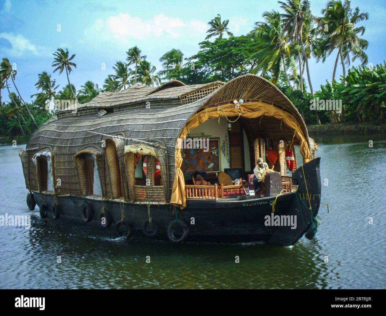 Famous backwaters of Alleppey aka alappuzha in Kerala, India Stock ...