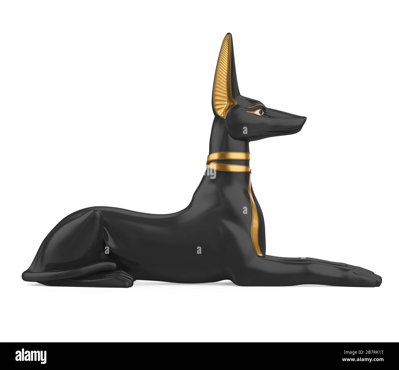 Egyptian Anubis Statue Isolated Stock Photo - Alamy
