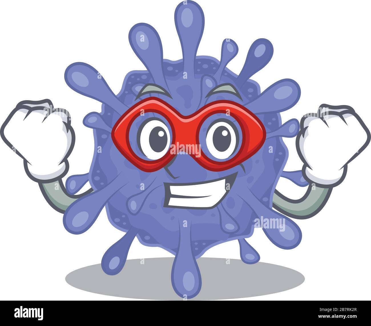 A picture of biohazard viruscorona in a Super hero cartoon character ...