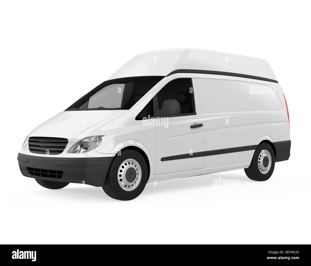 Delivery Van Isolated Stock Photo - Alamy