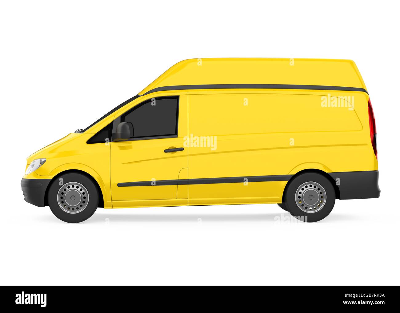 Delivery Van Isolated Stock Photo - Alamy