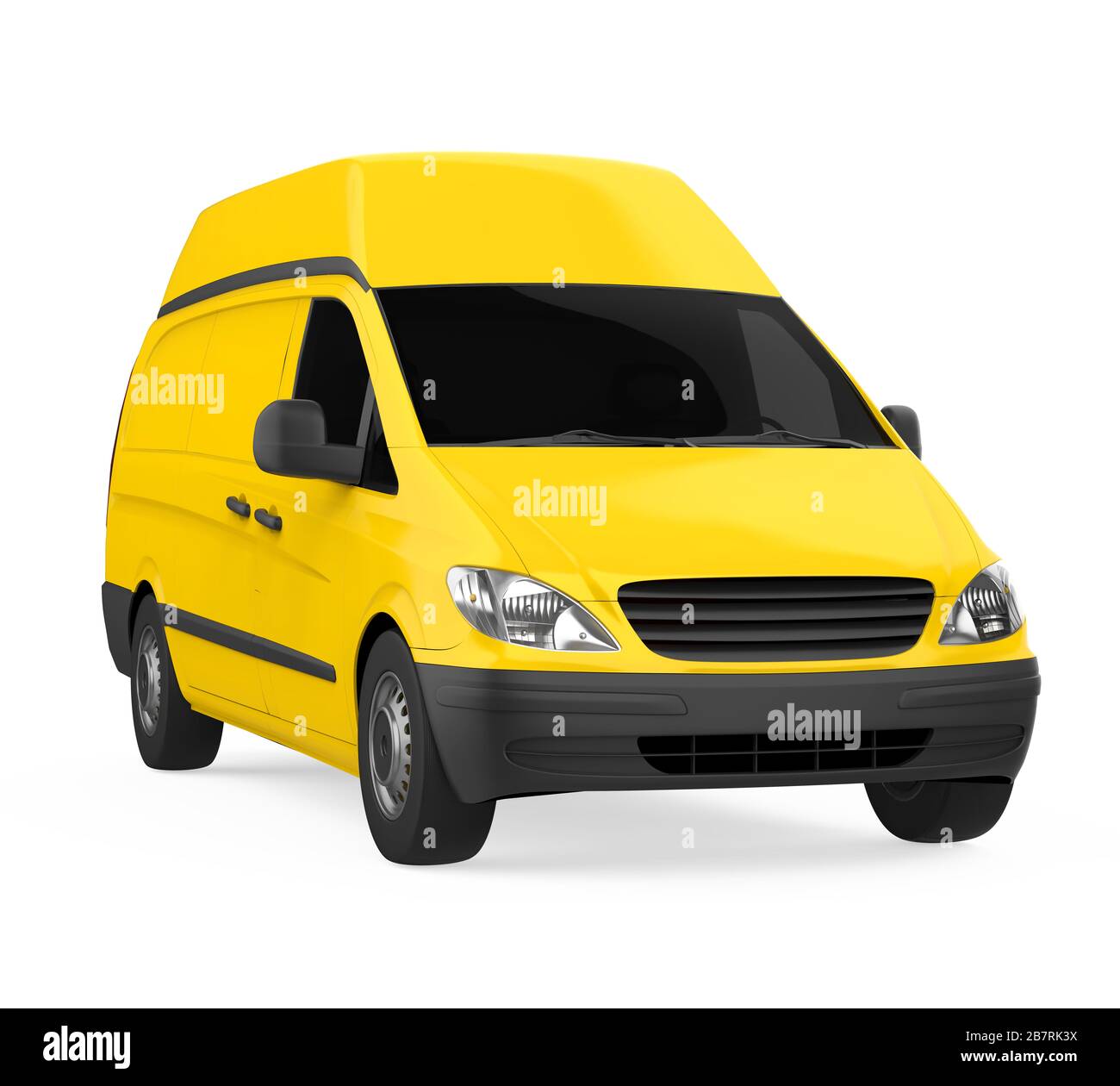 Delivery Van Isolated Stock Photo - Alamy