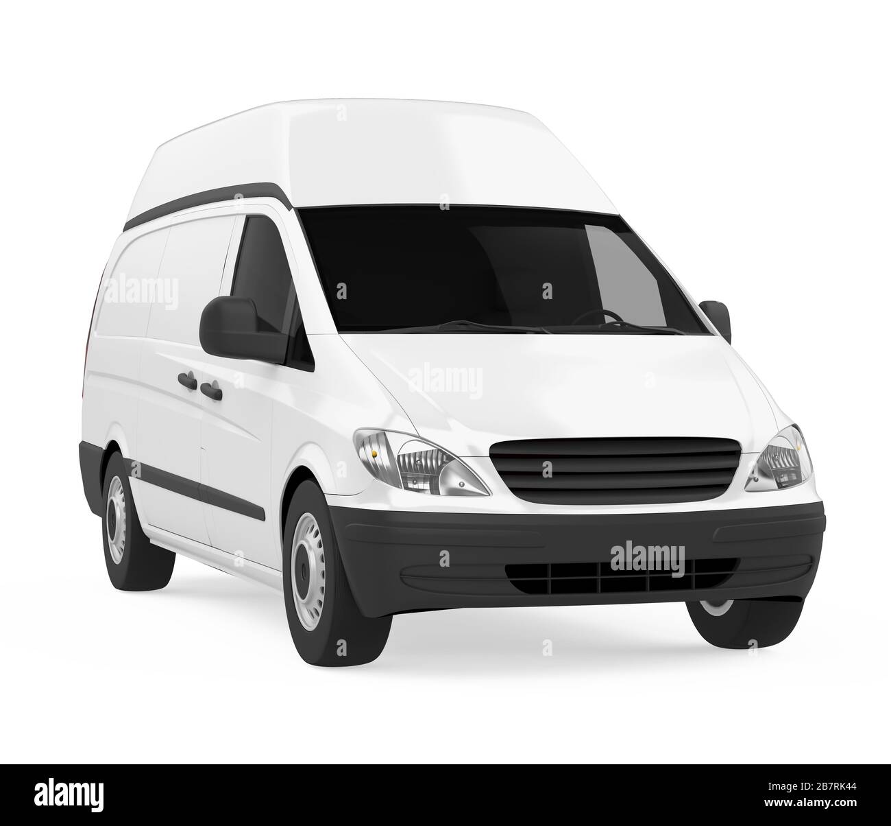 Delivery Van Isolated Stock Photo - Alamy