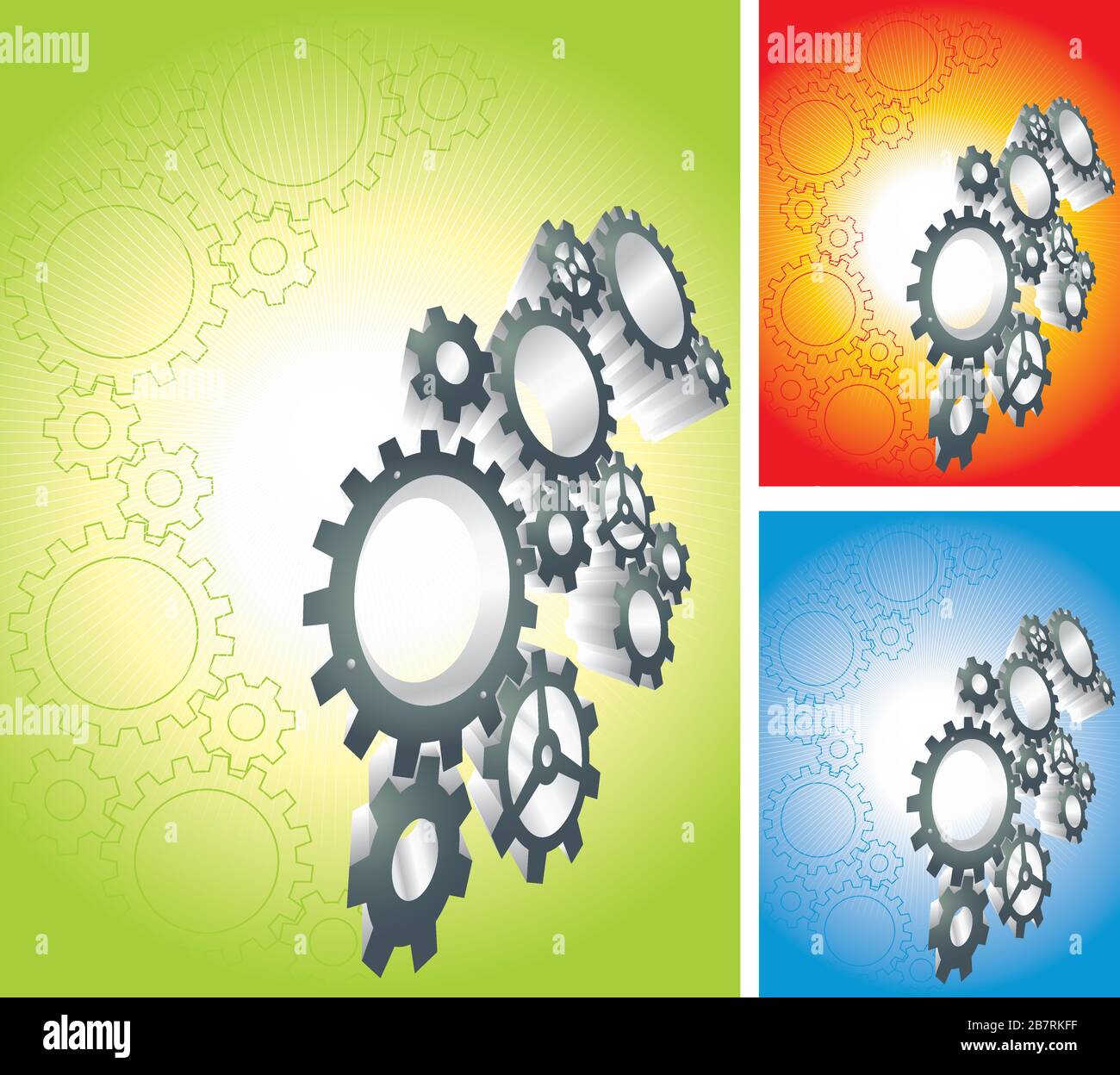 Three cogs hi-res stock photography and images - Alamy