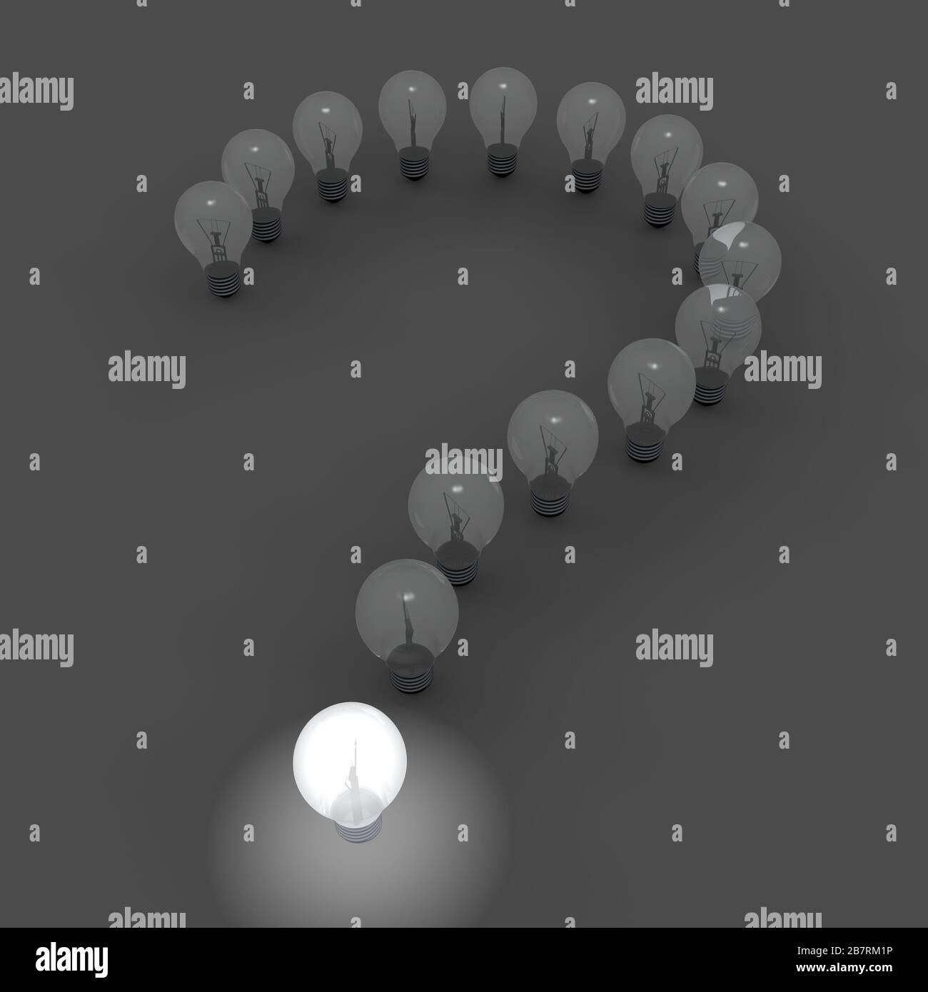 Lightbulb mark hi-res stock photography and images - Alamy