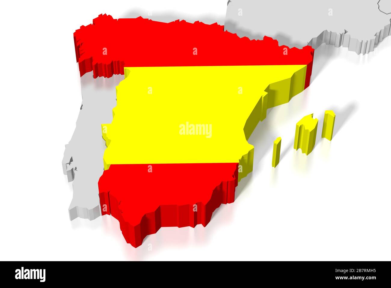 Infographics spain map outline hi-res stock photography and images - Alamy