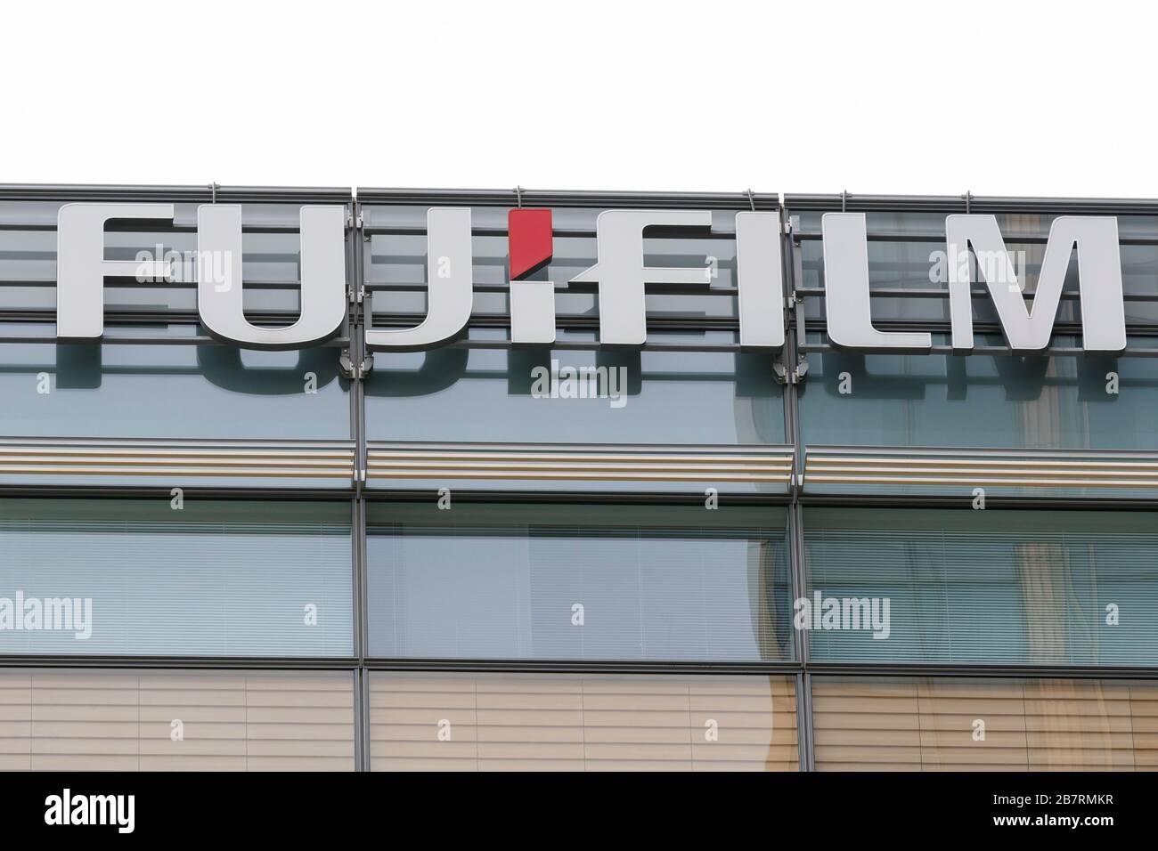 FILE : A signboard of Japan's Fujifilm Holdings on display outside its ...