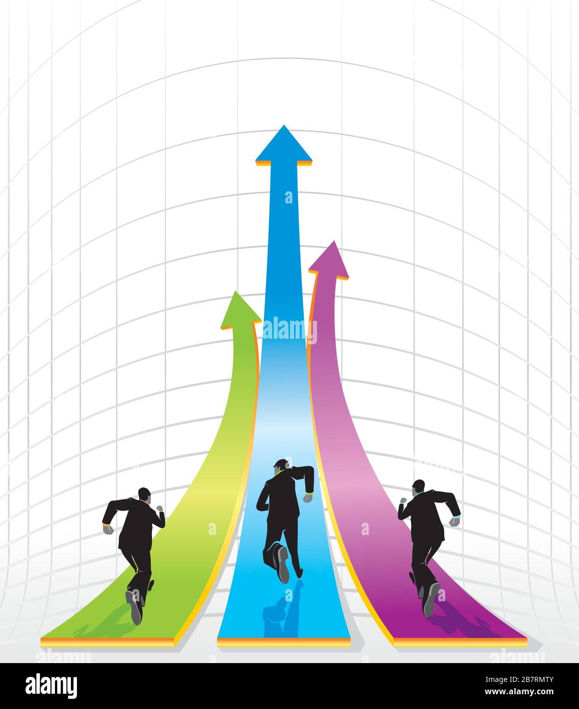 Business Dissemination - Conceptual illustration of urgent growth ...