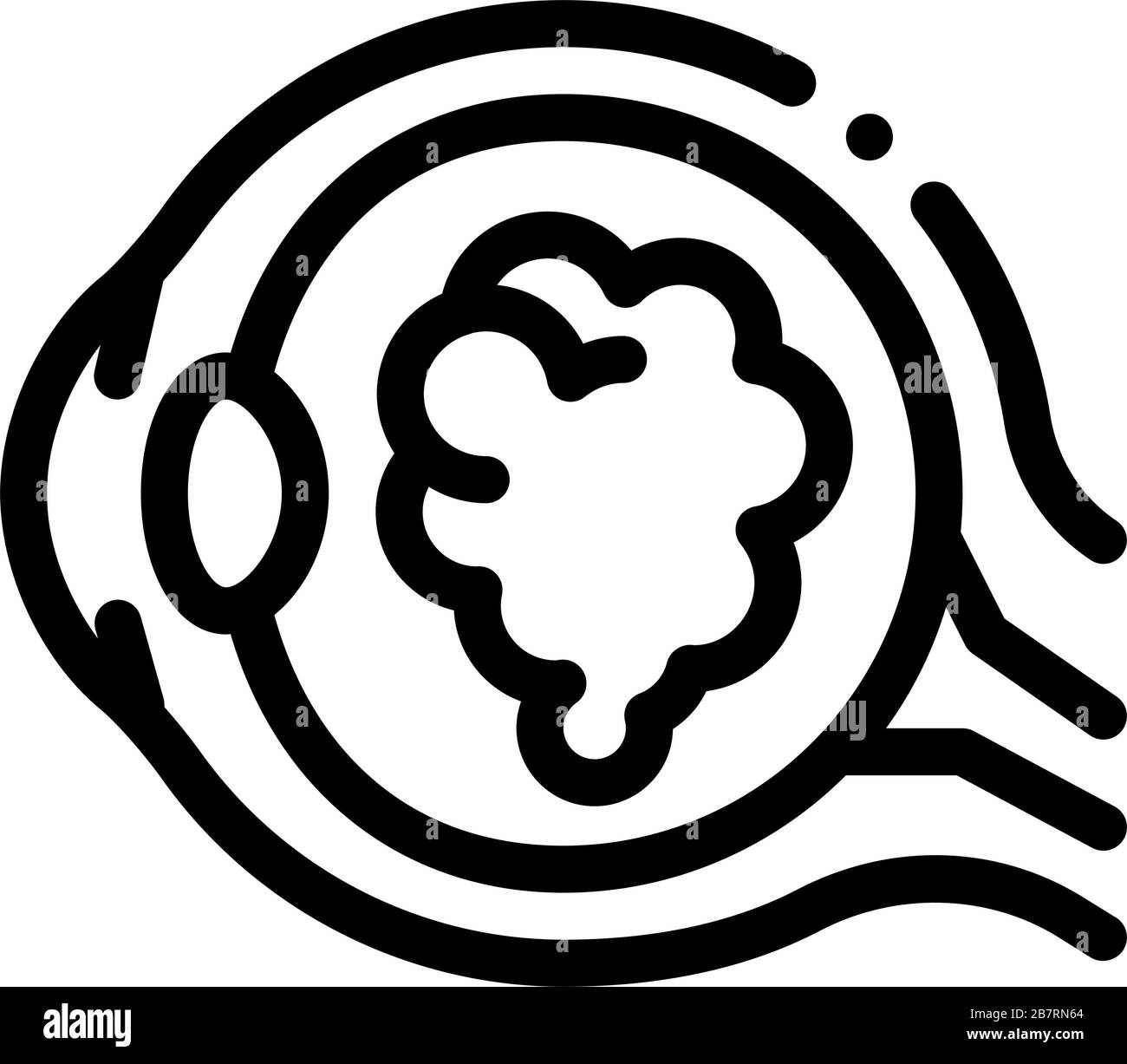 Cataract Eyes Icon Vector Outline Illustration Stock Vector Image & Art ...