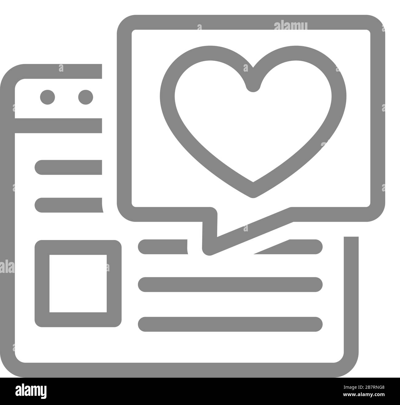 Symbol love loyalty in Stock Vector Images - Alamy