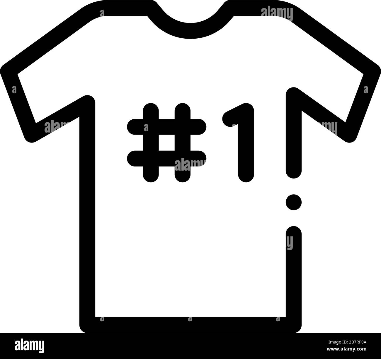 Number one shirt Black and White Stock Photos & Images - Alamy