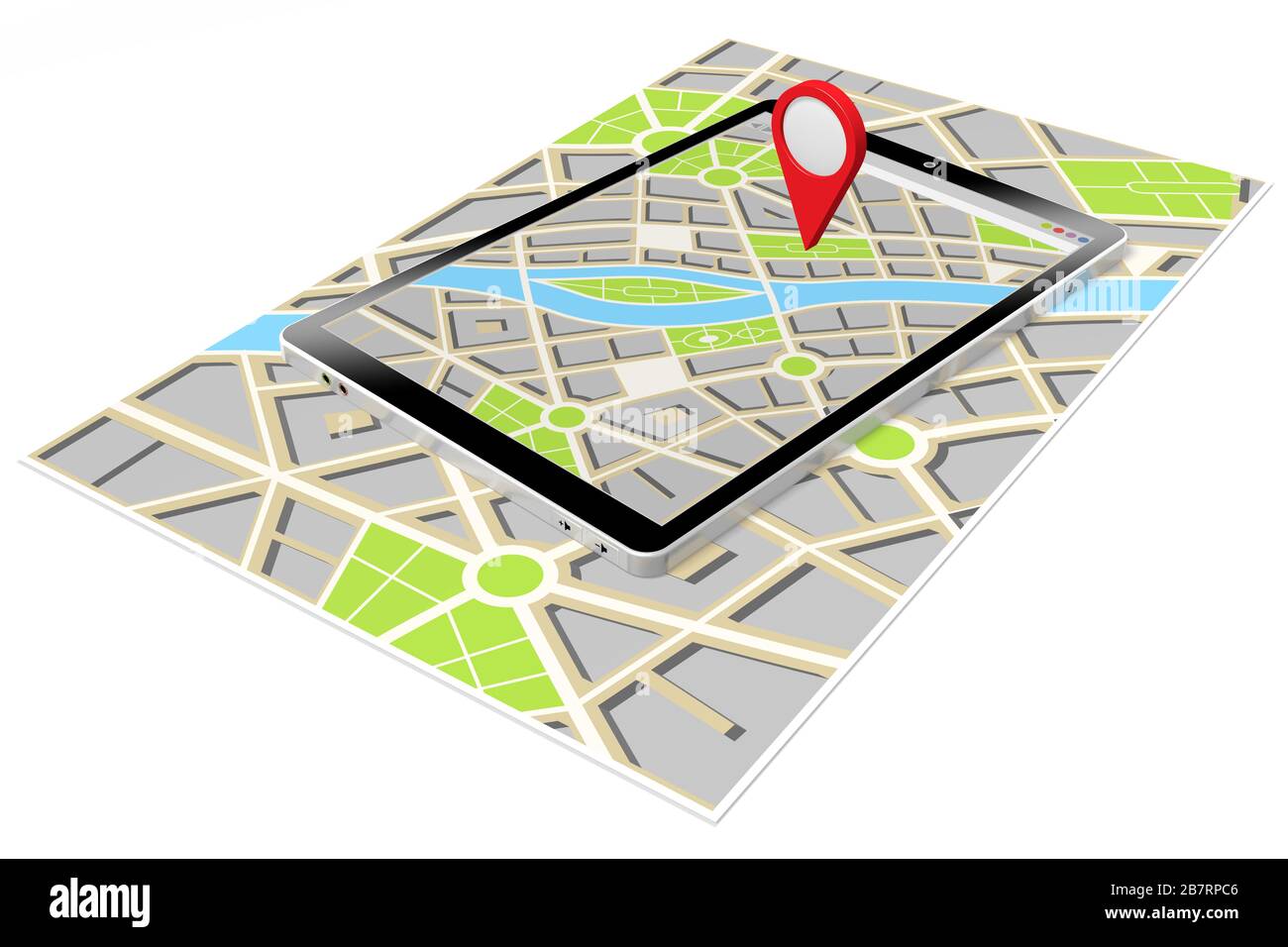 Geolocation 3d Cut Out Stock Images & Pictures - Alamy