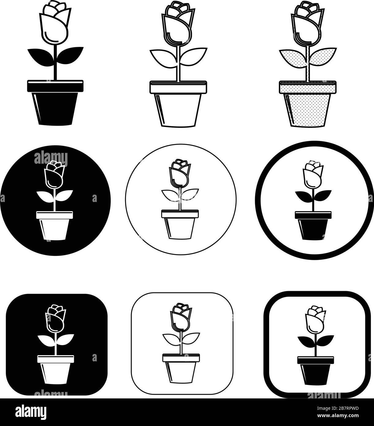 Flower icon flora sign symbol Stock Vector Image & Art - Alamy