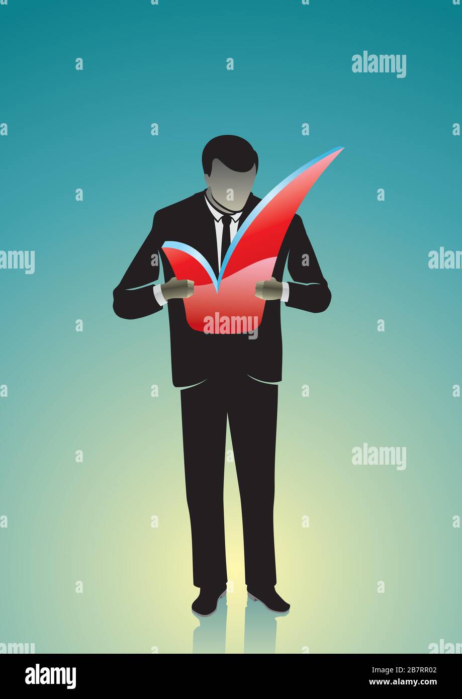 3d man check mark Stock Vector Images - Alamy