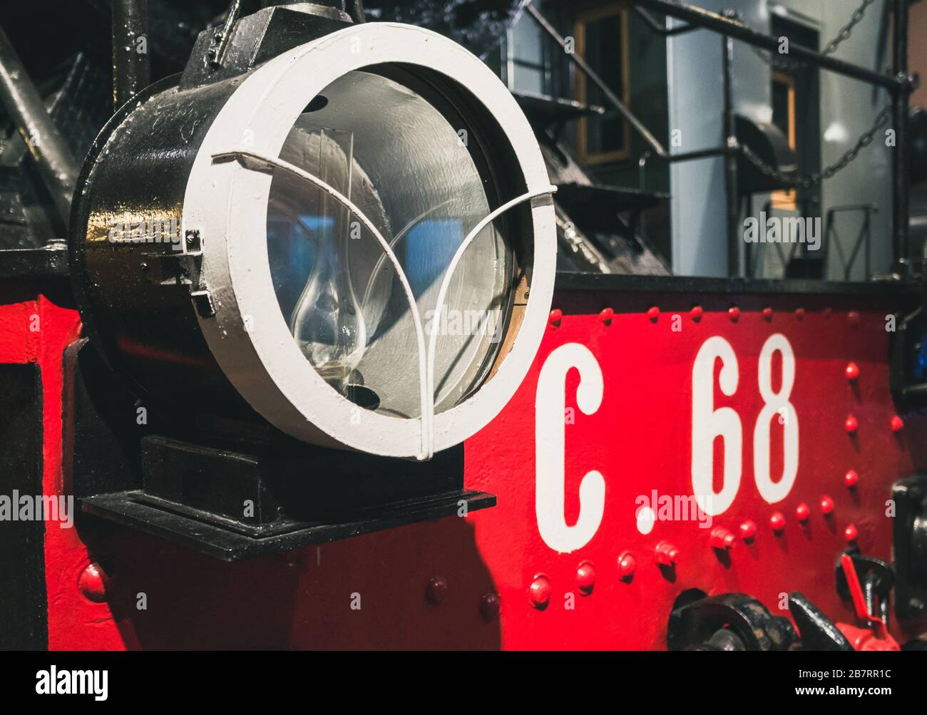 Steam locomotive lamp hi-res stock photography and images - Alamy