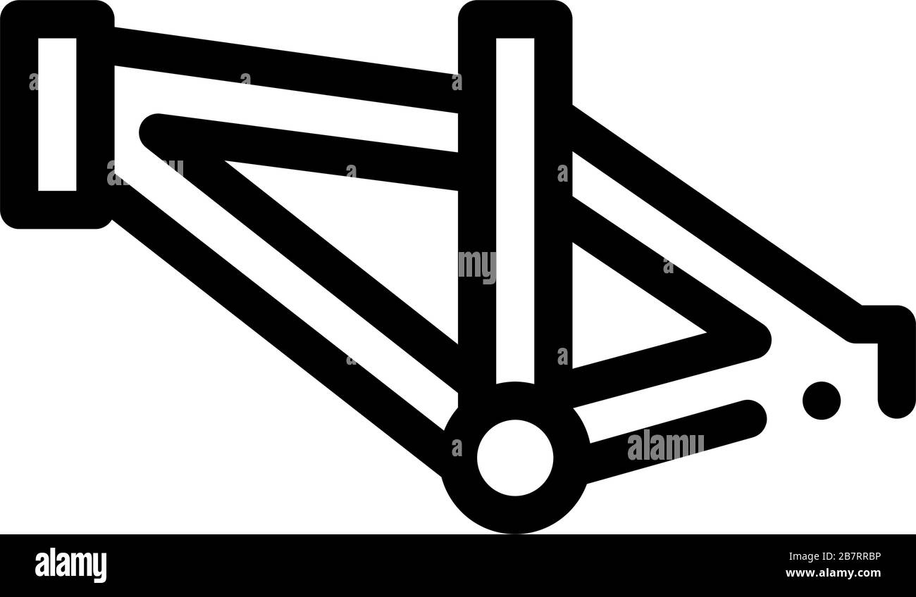 Bike Frame Icon Vector Outline Illustration Stock Vector Image & Art ...