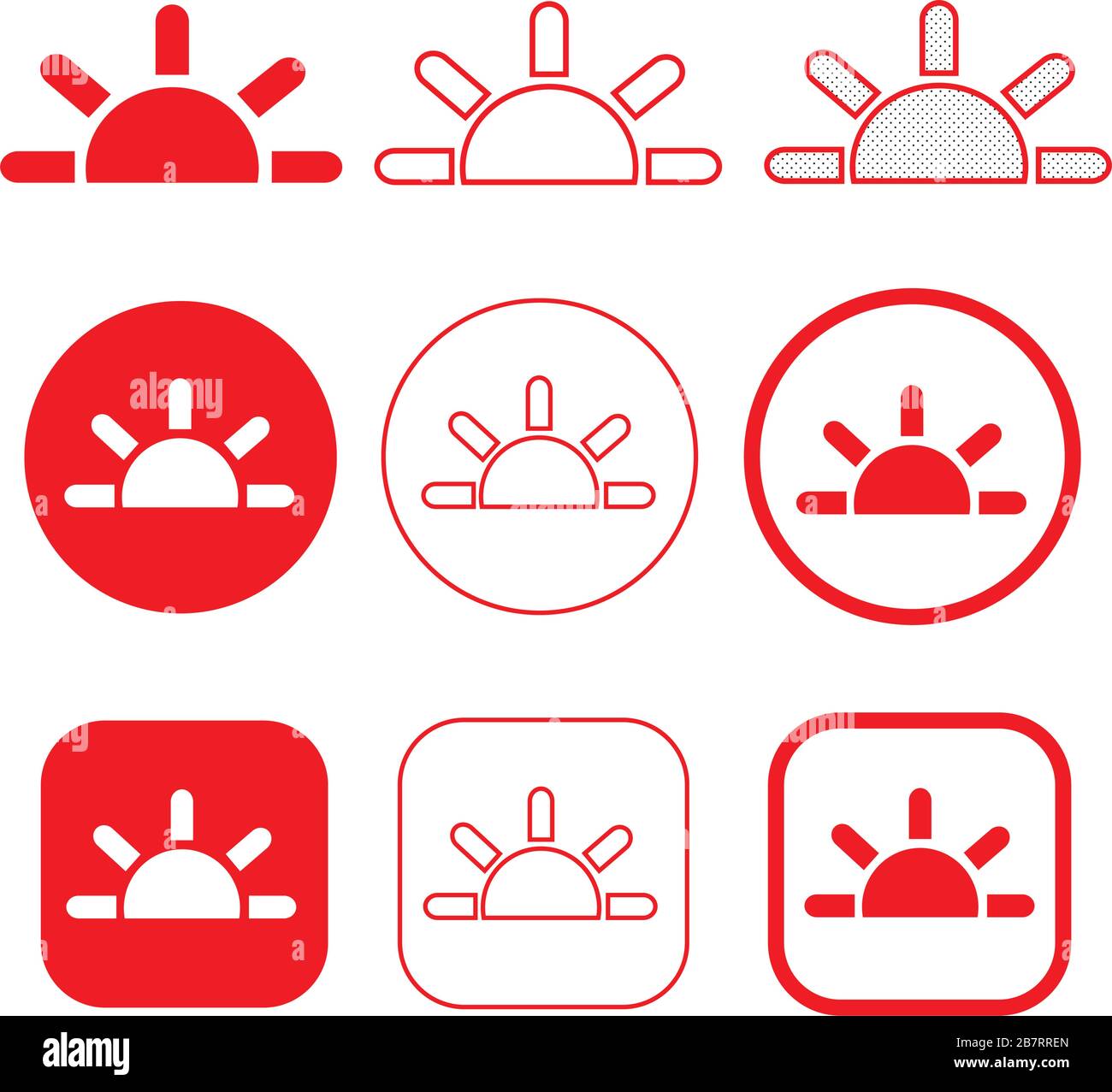 simple sun icon sign design Stock Vector Image & Art - Alamy