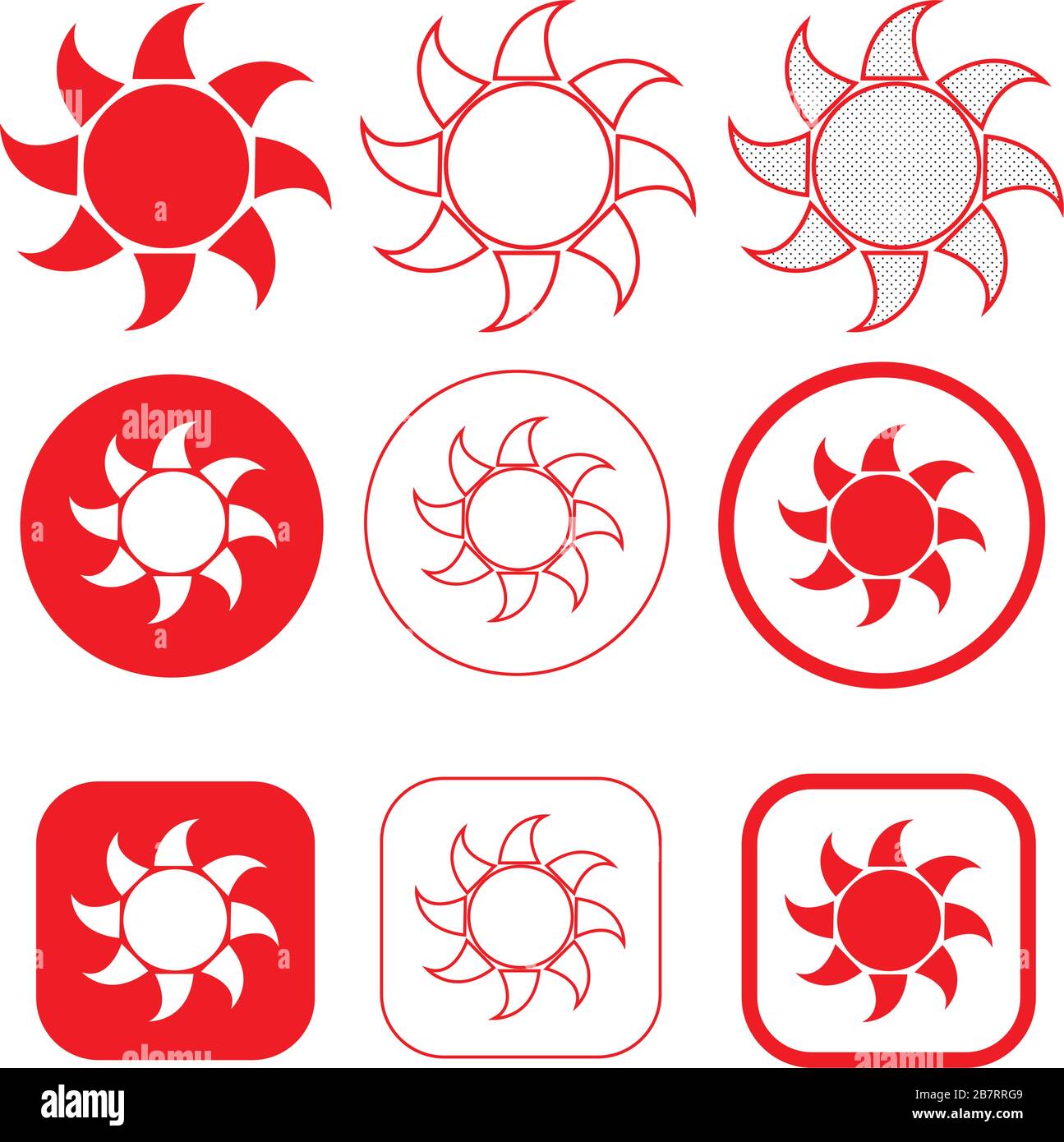 simple sun icon sign design Stock Vector Image & Art - Alamy